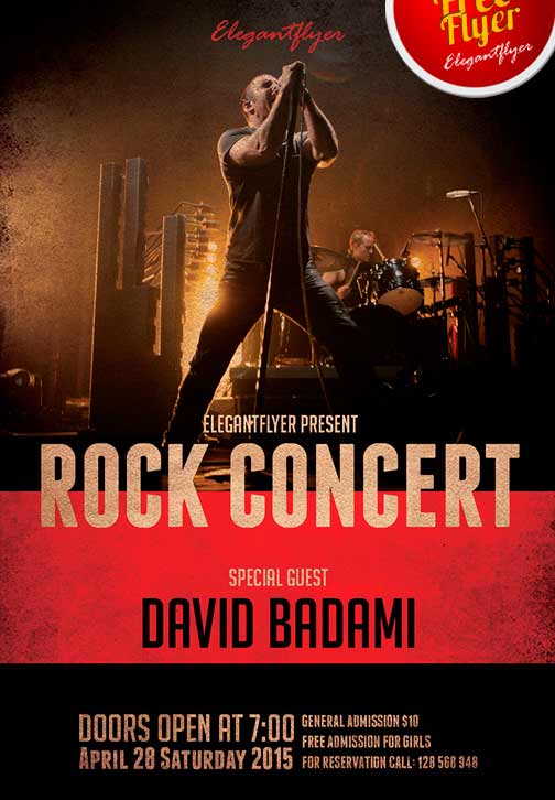 Download The Free Rock Concert Free Flyer Template For Photoshop