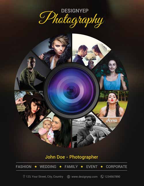 Photography Flyer Template Free Psd
