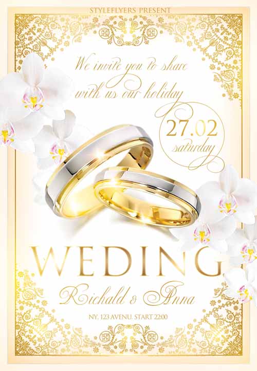 Wedding Flyer Template Free