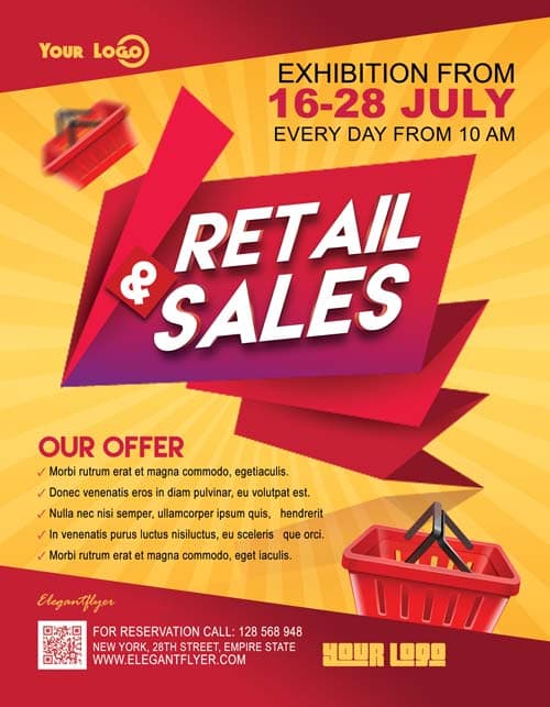 Retail Sales Free Business Flyer Template Download Free Templates