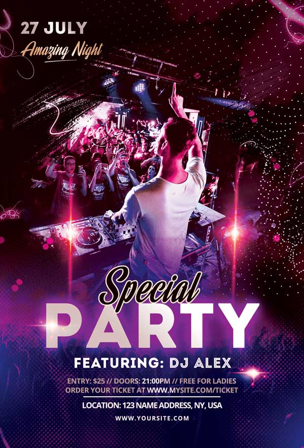 Event Flyer Templates Free Download Colorstide