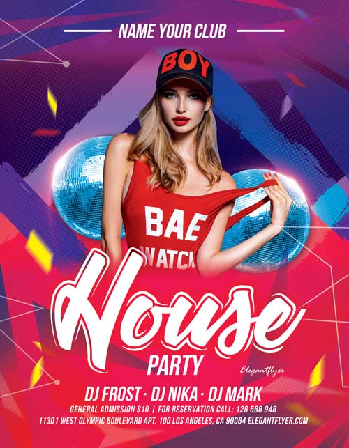 House Party Flyer Template